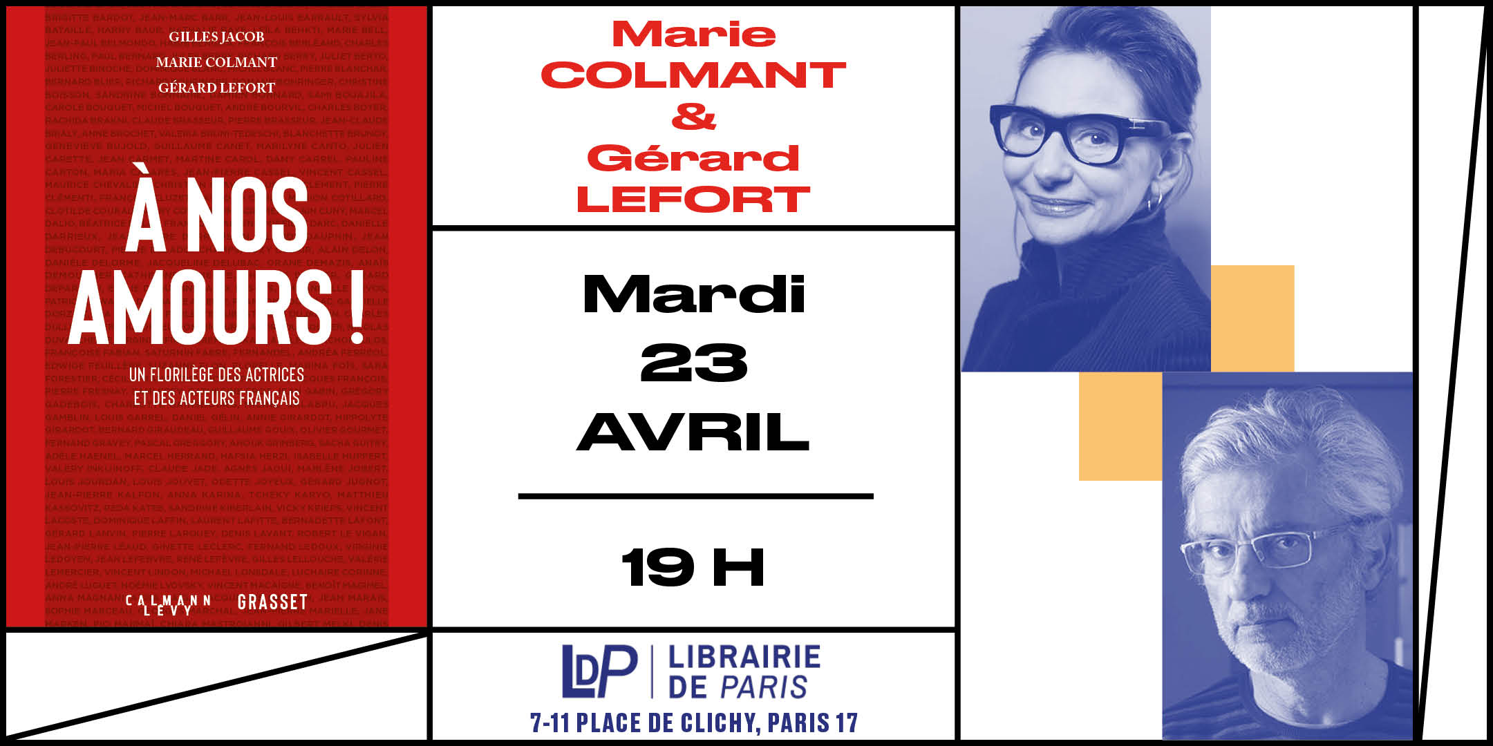 Librairie de Paris - Cinéma : Marie Colmant & Gérard Lefort