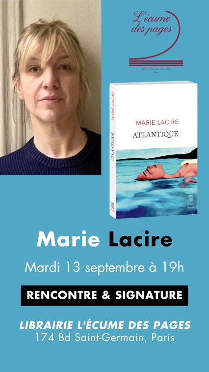 Librairie L'Ecume des Pages - Rencontre signature avec Marie Lacire