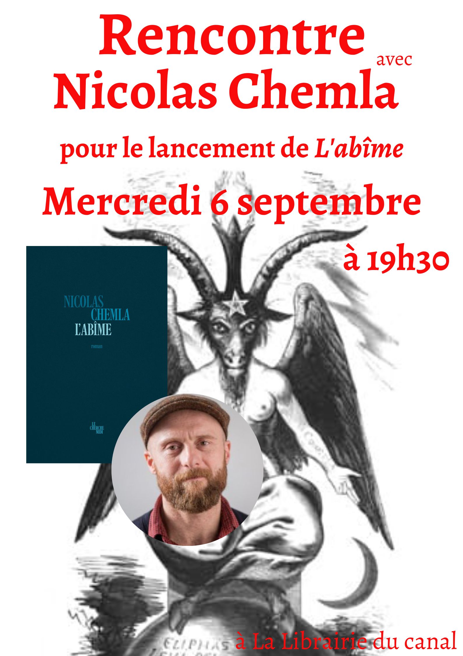 La Librairie du Canal - Lancement avec Nicolas Chemla